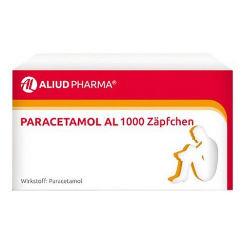 PARACETAMOL AL 1.000 Suppositorien 10 St - Medipolis Intensivshop