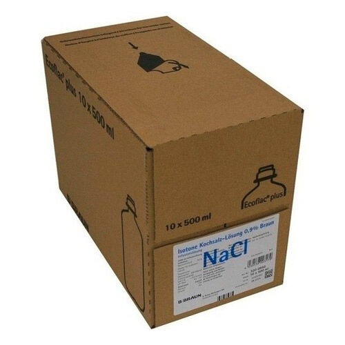 ISOTONE Kochsalz-Lösung 0,9% Braun Ecoflac Plus 10X500 ml - Medipolis Intensivshop