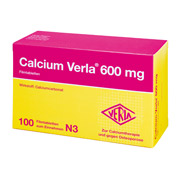 CALCIUM VERLA 600 mg Filmtabletten 100 St - Medipolis Intensivshop