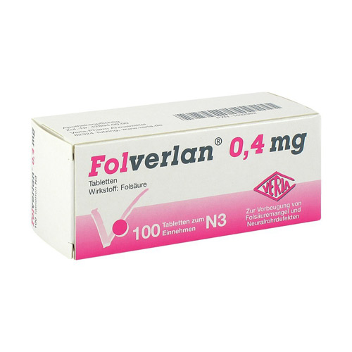 FOLVERLAN 0,4 mg Tabletten 100 St - Medipolis Intensivshop