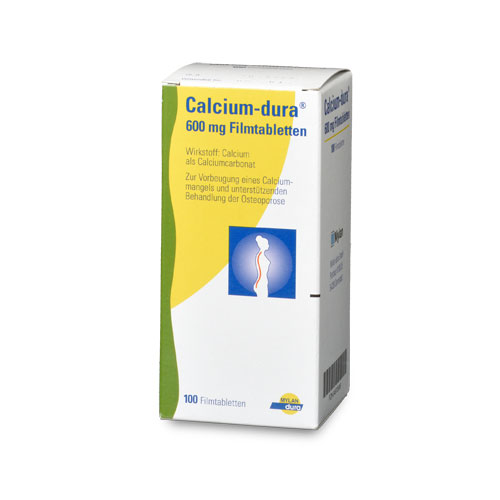 CALCIUM DURA Filmtabletten 100 St - Medipolis Intensivshop