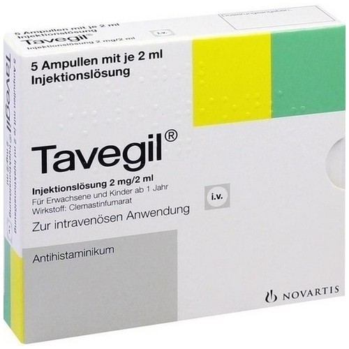 TAVEGIL Injektionslösung 2 mg/2 ml Ampullen 5X2 ml - Medipolis Intensivshop