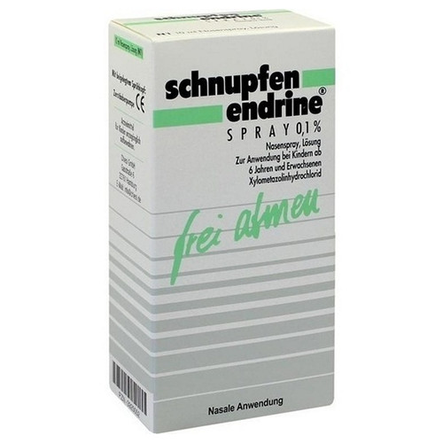 SCHNUPFEN ENDRINE 0,1% Nasenspray 10 ml - Medipolis Intensivshop