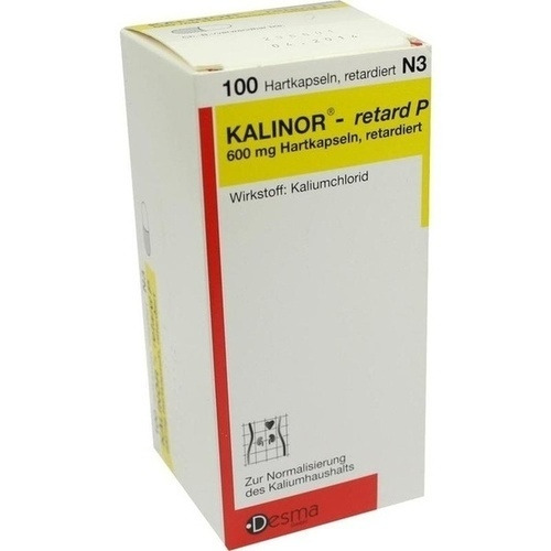 KALINOR retard P 600 mg Hartkapseln 100 St - Medipolis Intensivshop