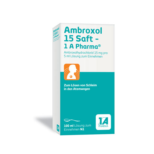 AMBROXOL 15 Saft 1A Pharma 100 ml - Medipolis Intensivshop